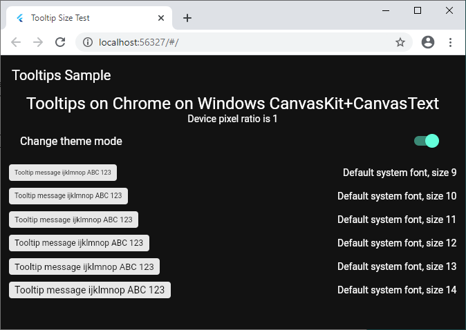 Default tooltip style is not legible on desktop and web builds with ...