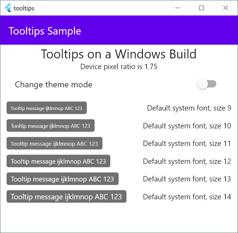 Default tooltip style is not legible on desktop and web builds with ...