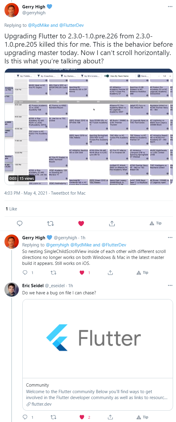"Reject mouse drags by default in scrollable", breaks apps past behavior · Issue #81832 ...