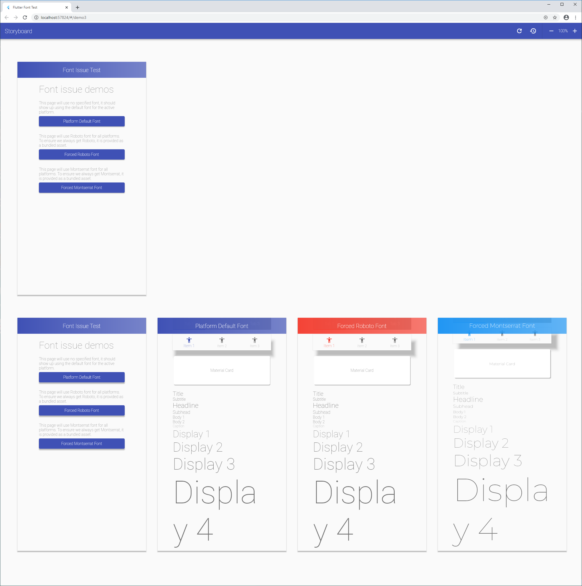 Flutter WEB: CanvasKit font rendering does not match DomCanvas or Desktop or device SKIA font ...