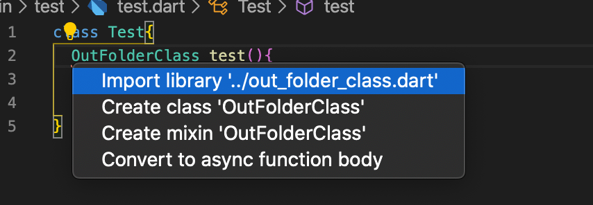 Import Quick Fix suggests relative paths to pub-cache instead of package: URIs · Issue #2172 ...