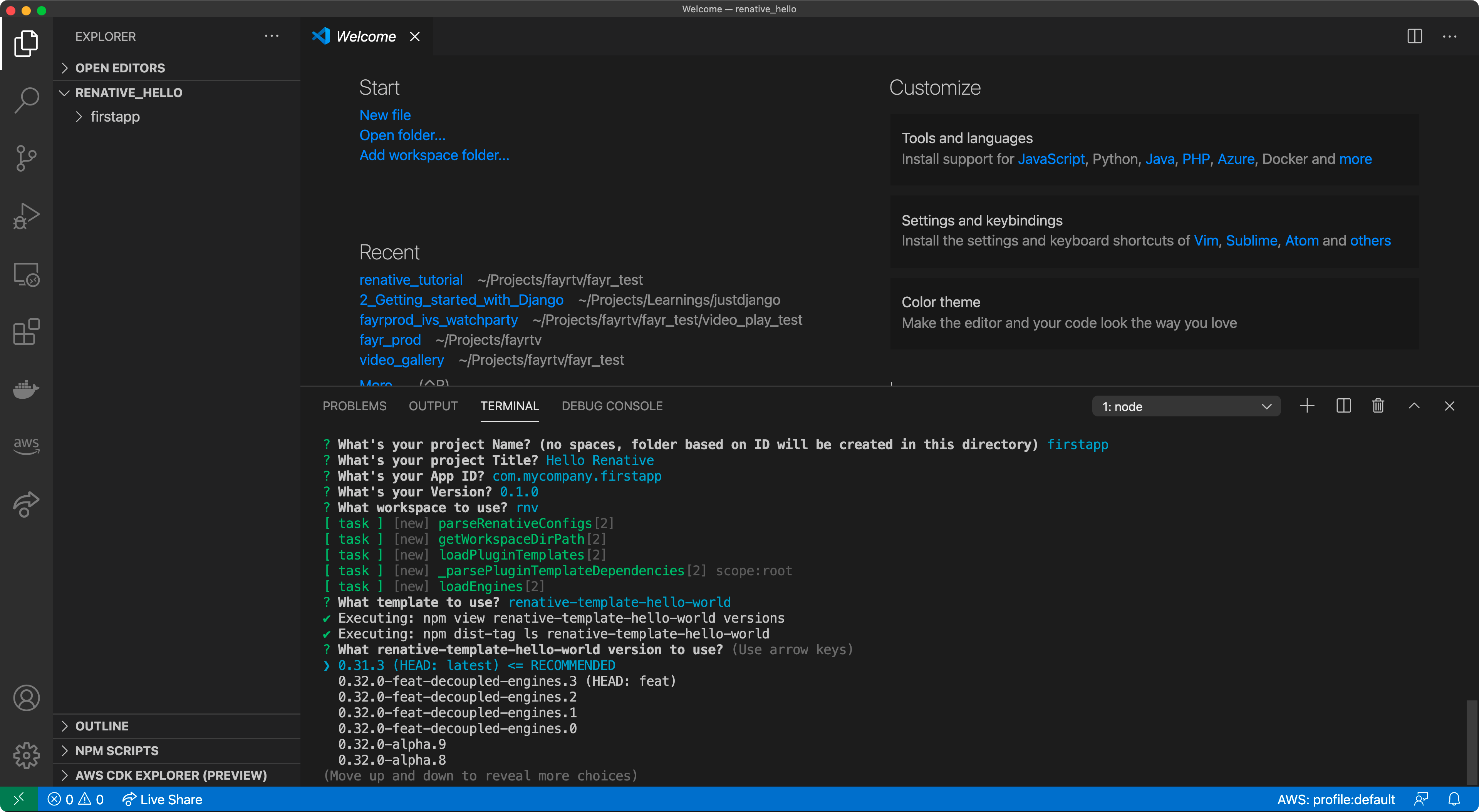ERROR when running the renative-template-hello-world · Issue #624 · flexn-io/renative · GitHub