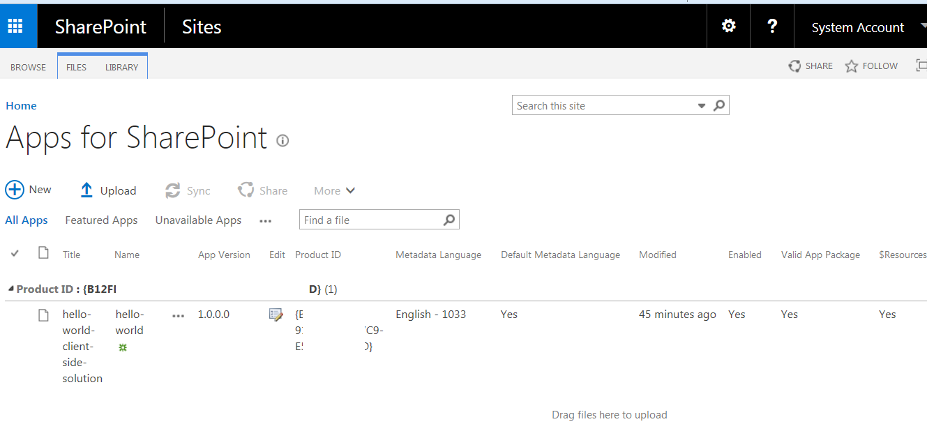 Sharepoint2016 On Prem Spfx Helloworld App Deployed To App Catalog But Not Appearing Under