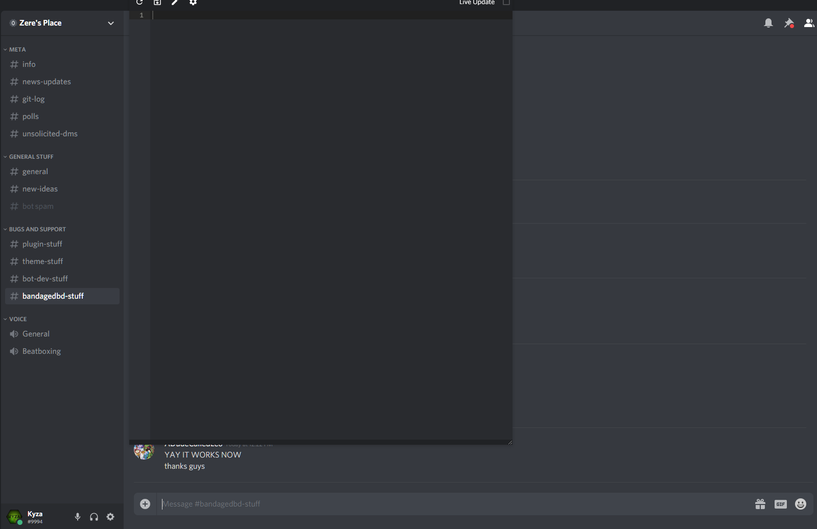 [Bug] [Development] Custom CSS editor can be dragged outside of the window. · Issue #255 ...