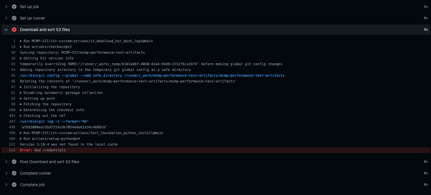 Getting Bad Credentials error when passing token input in GHE · Issue #666 · actions/setup ...
