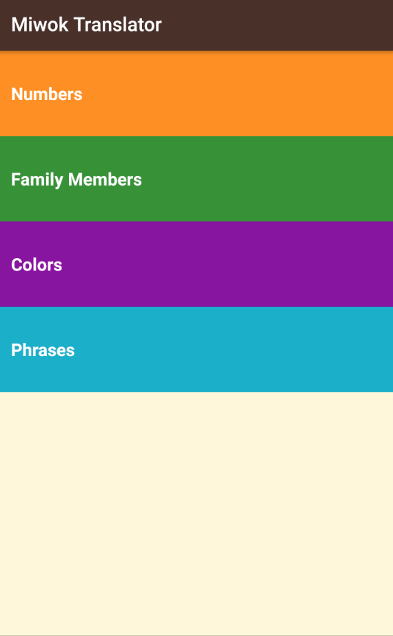 GitHub - mattmoniz/Miwok-Language-Translator: Language translator worked on in Udacity's Android ...
