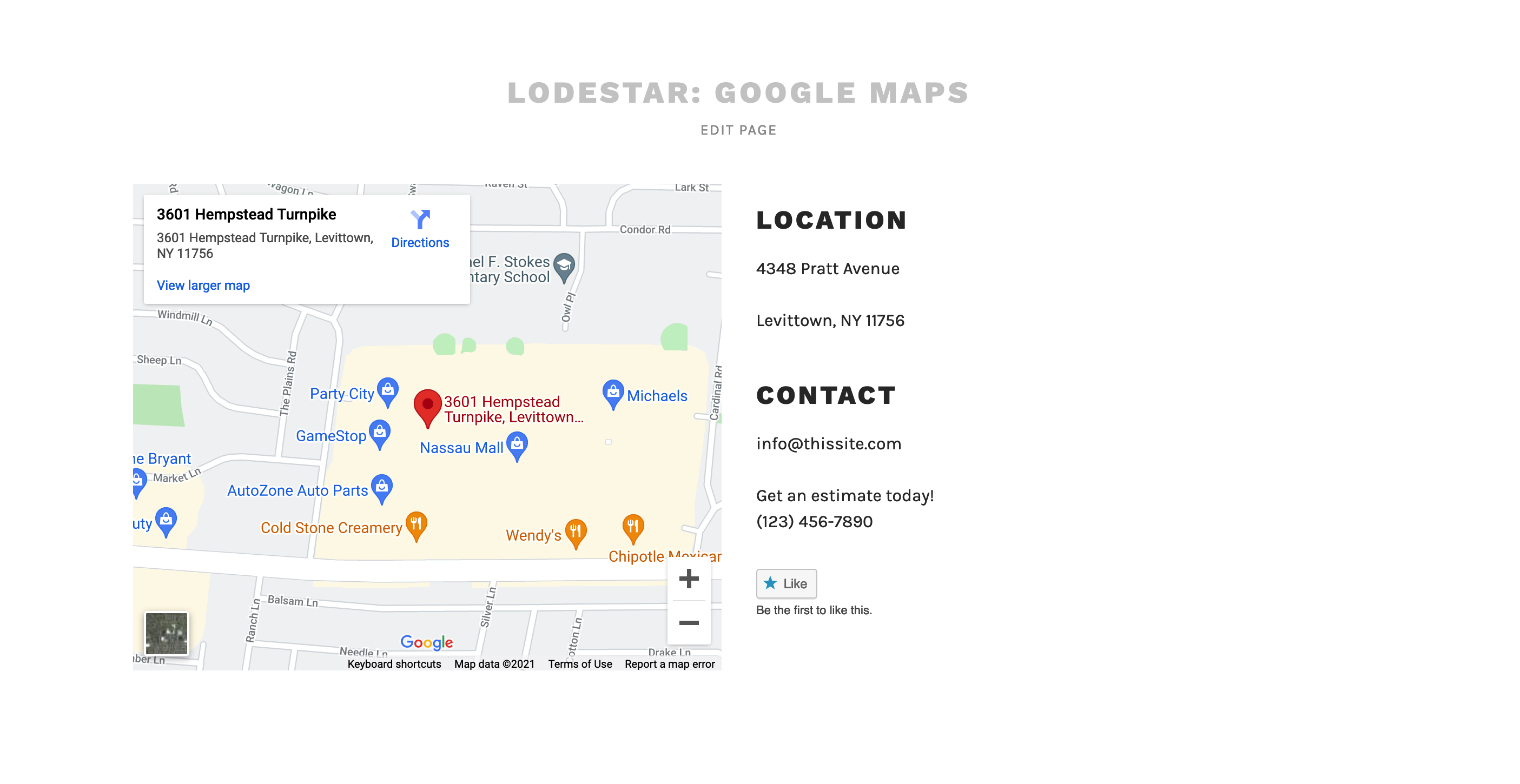 Lodestar: Embed in front page two-column panel not appearing correctly ...