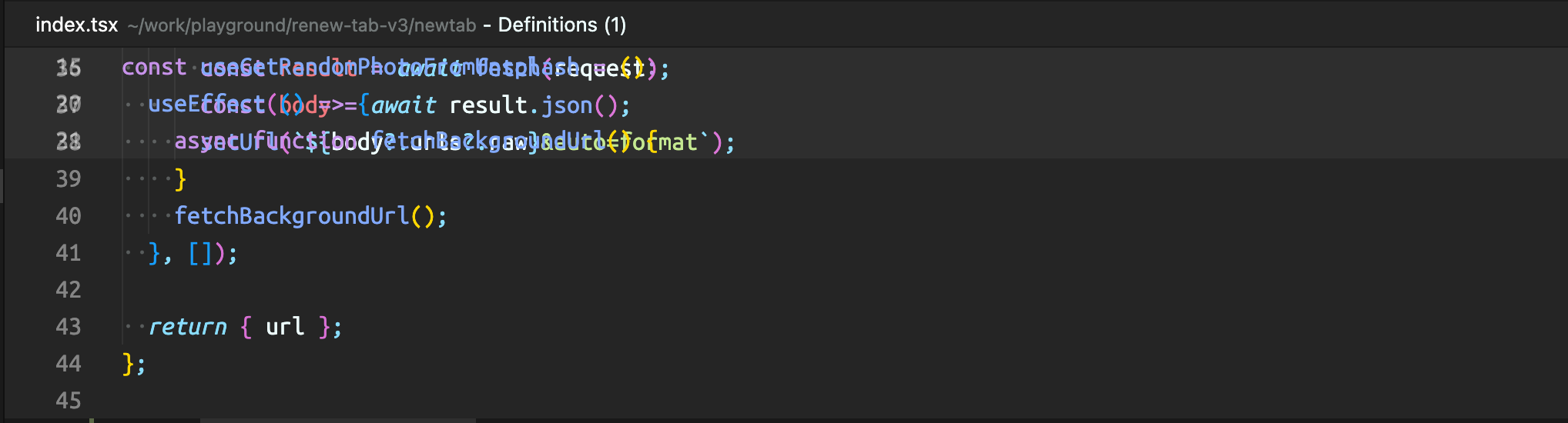 display issue when accessing definition and using sticky scroll · Issue #177264 · microsoft ...