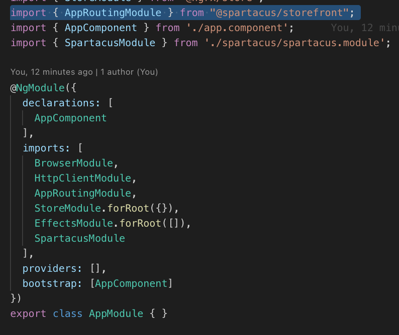 upgrade docs differ to fresh project setup docs regarding app-routing.module.ts · Issue #1399 ...