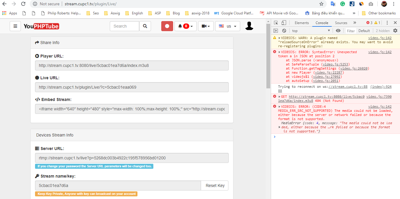 live streaming and live chat not working · Issue #1675 · WWBN/AVideo ...