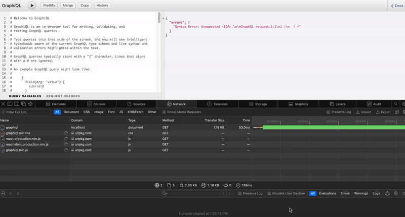 Getting Syntax Error for the Default Introspection Query for a Valid GraphQL Service · Issue ...