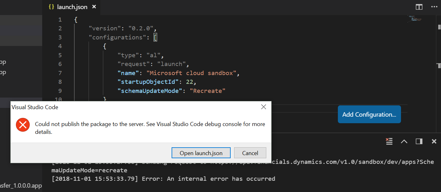 Error: An internal error has occurred · Issue #4142 · microsoft/AL · GitHub