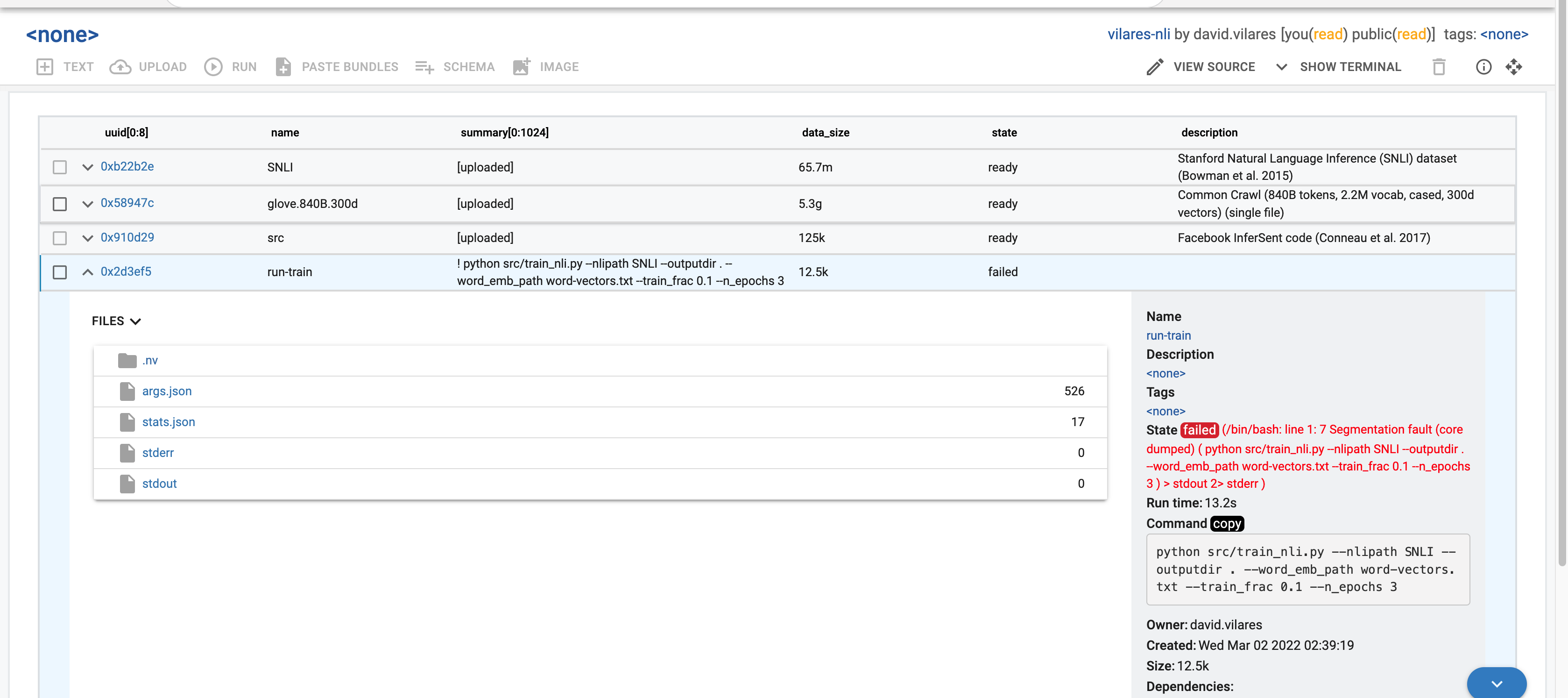 /bin/bash Error when run NLI example worksheet on worksheets.codalab.org · Issue #4059 · codalab ...