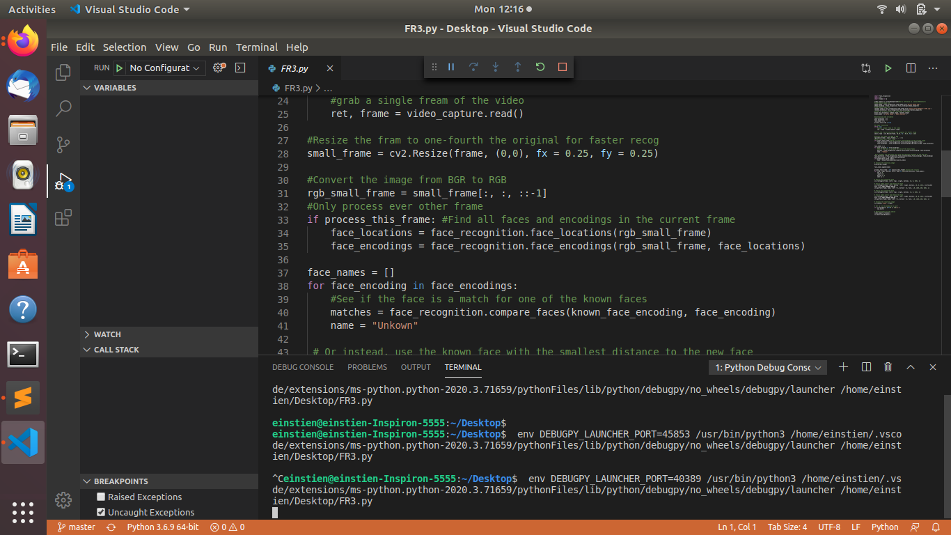 No Output Screen · Issue #1106 · ageitgey/face_recognition · GitHub