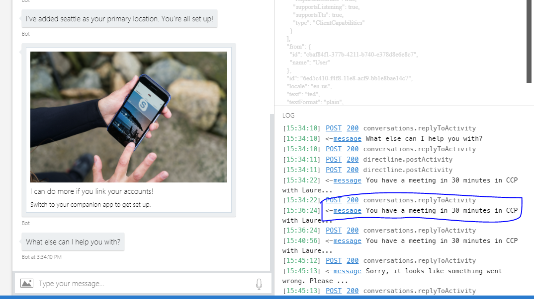 Message Not Rendering Even Though It Shows Up In The Log Section