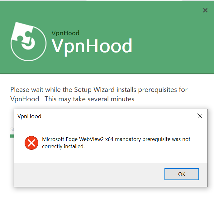 Unable to install Webview2 mandatory prerequisite · Issue #84 · vpnhood/VpnHood · GitHub
