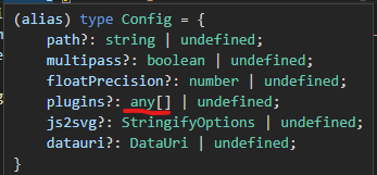[v3.0.0] Could not find declaration files for plugins · Issue #1700 · svg/svgo · GitHub