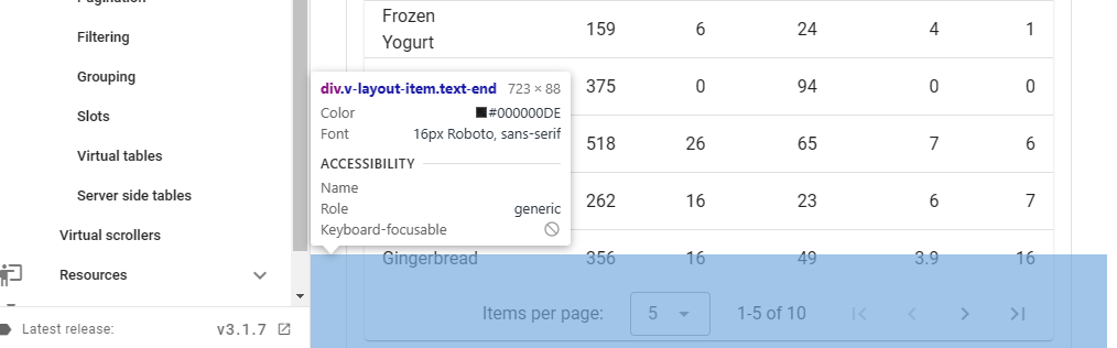 [documentation] Unknown Footer Which Prevents Interaction In V3 Docs · Issue 16873 · Vuetifyjs
