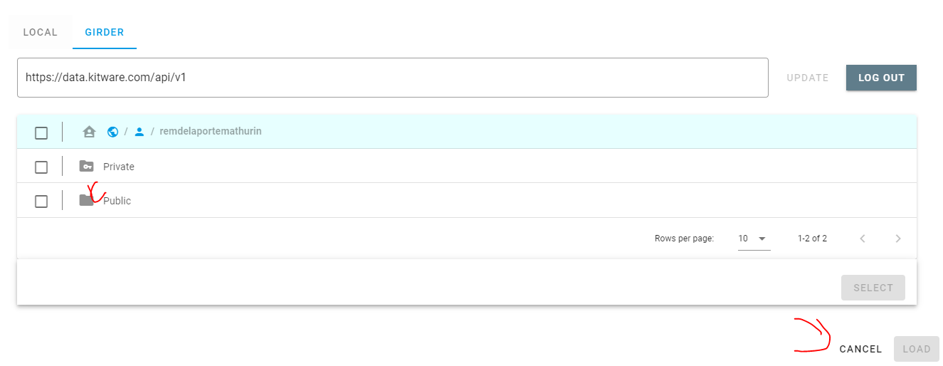 Cannot upload to Girder · Issue #426 · Kitware/glance · GitHub