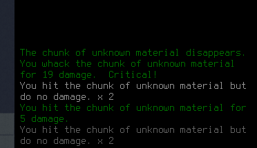 Chunks of Unknown Material won't drop any relic · Issue #63086 ...