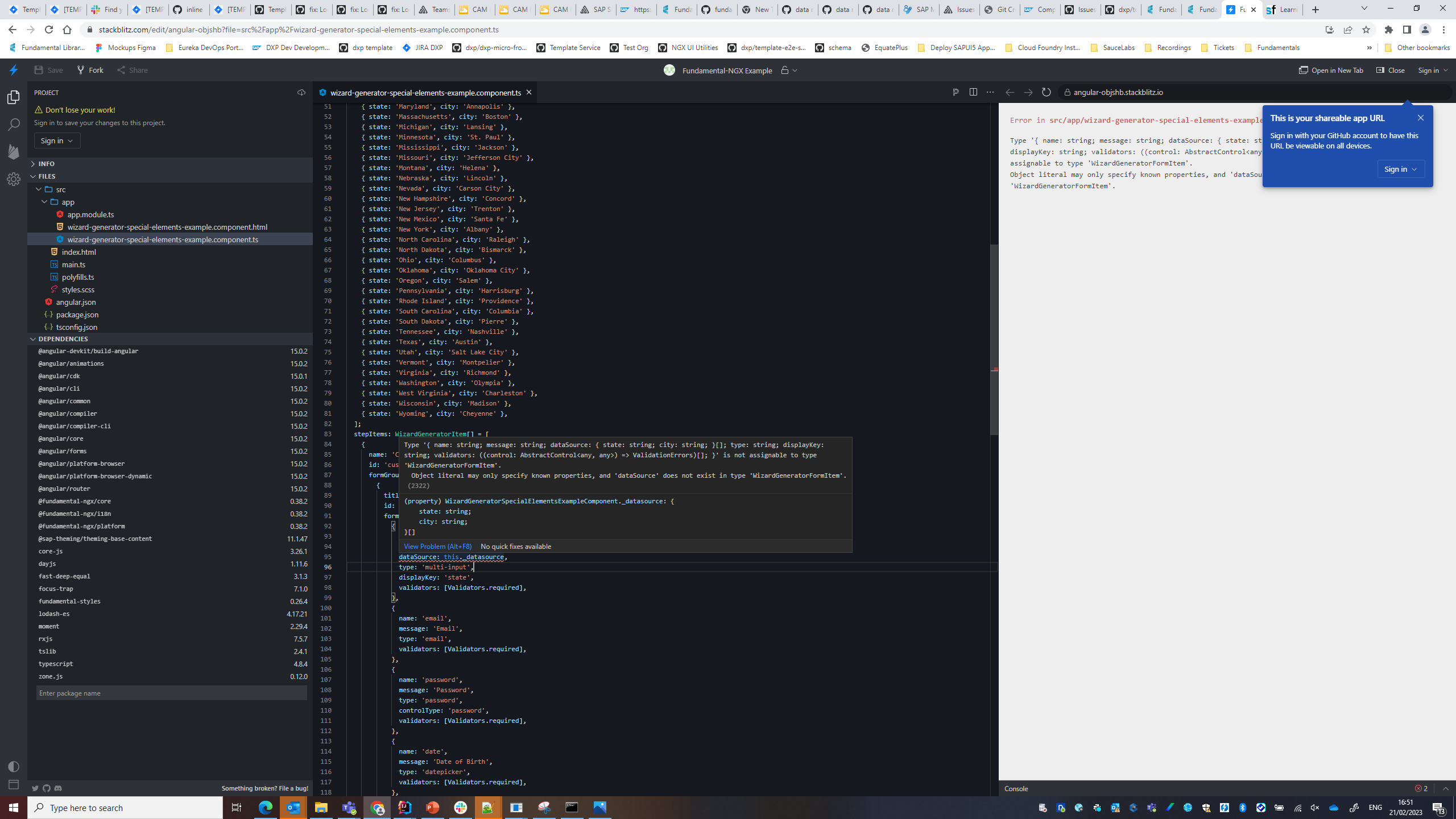 WizardGeneratorFormItem does not support properties to enable multi-input dropdown · Issue #9424 ...