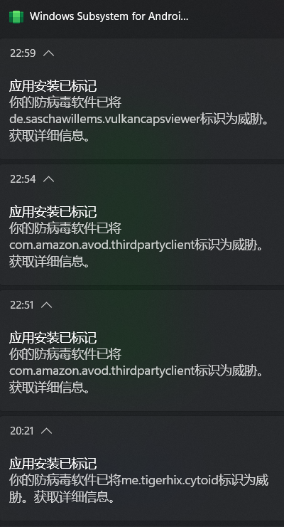 WSA marks every sideloaded APP as malware · Issue #310 · microsoft/WSA · GitHub