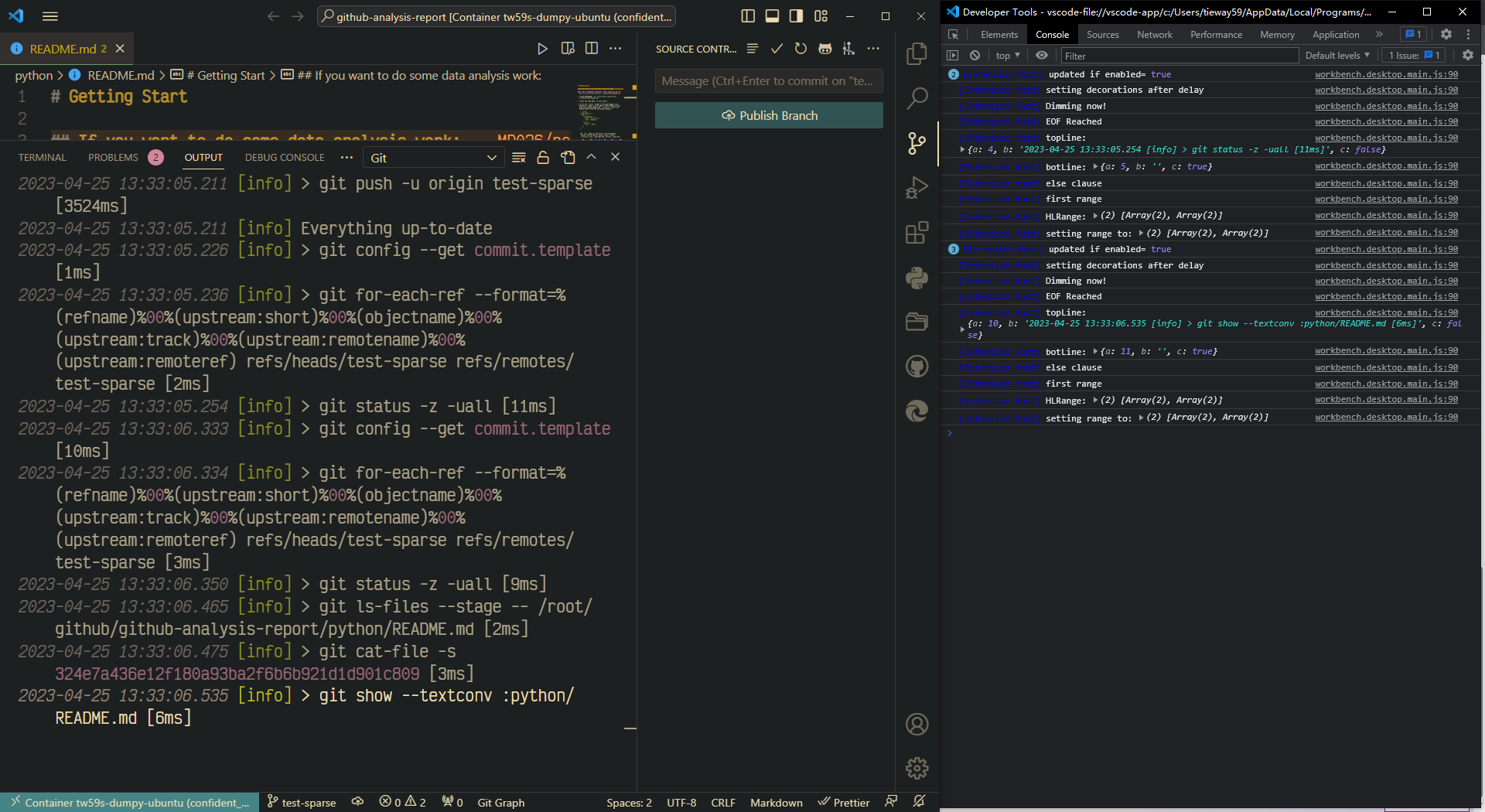 Git - publish branch behave confusingly after git shallow clone · Issue #180317 · microsoft ...