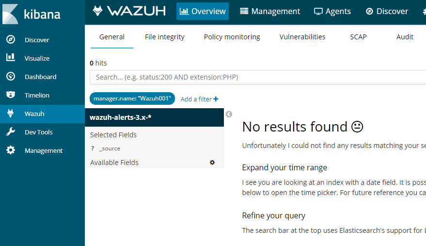 Dashboards Empty · Issue #744 · wazuh/wazuh · GitHub