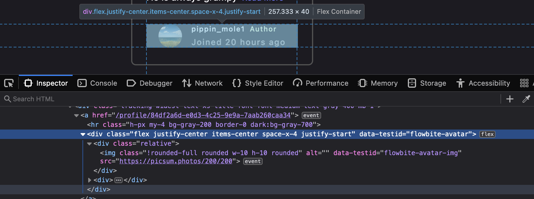 Avatar Cannot Be Customized To Justify [place] ] Always Justify Center · Issue 708