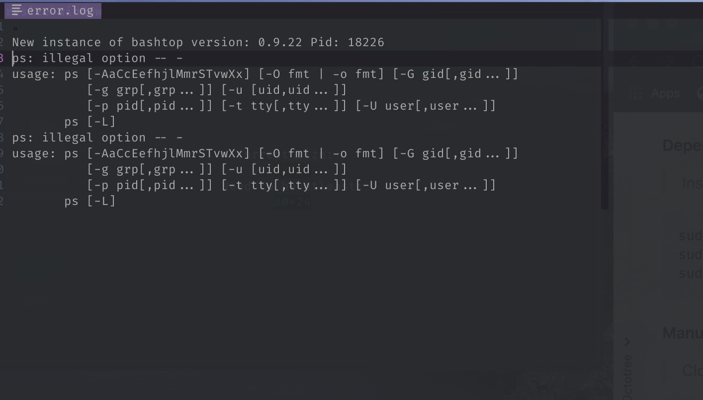 bashtop can't kill selected process mac os · Issue #168 · aristocratos/bashtop · GitHub