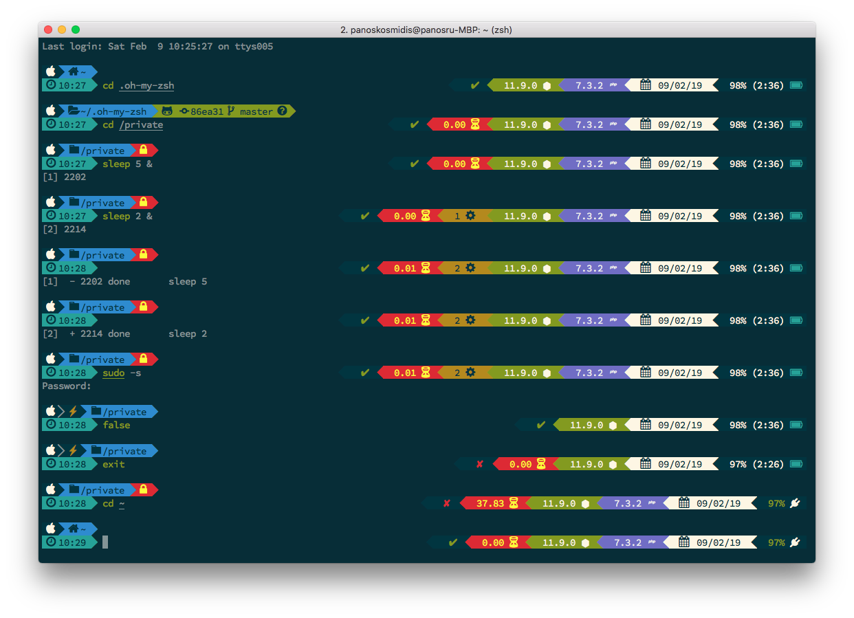 clock is not updating · Issue #1163 · Powerlevel9k/powerlevel9k · GitHub