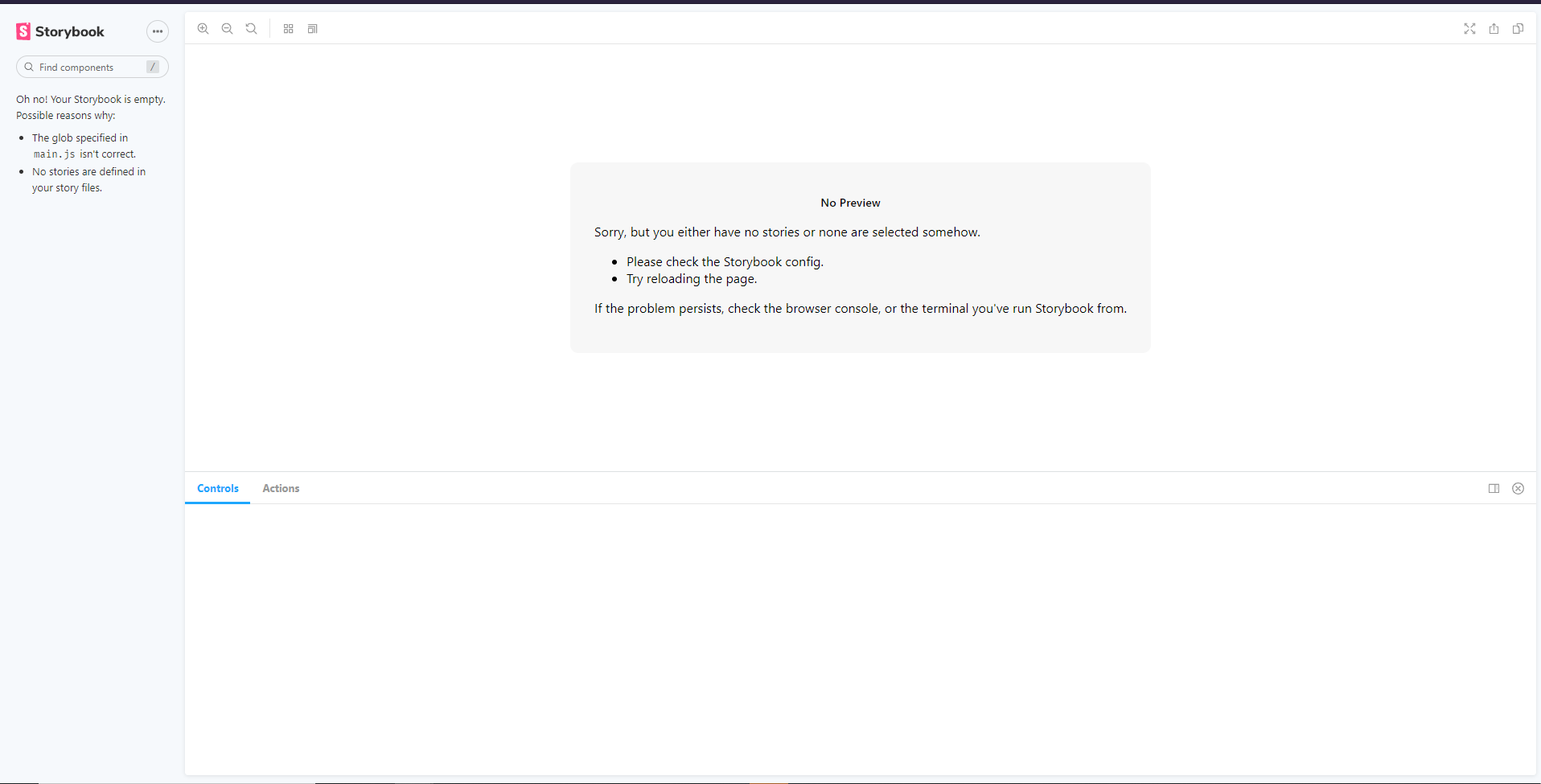 Storybook Relating That Repository Is Empty When I Have One Story · Issue 14058 · Storybookjs