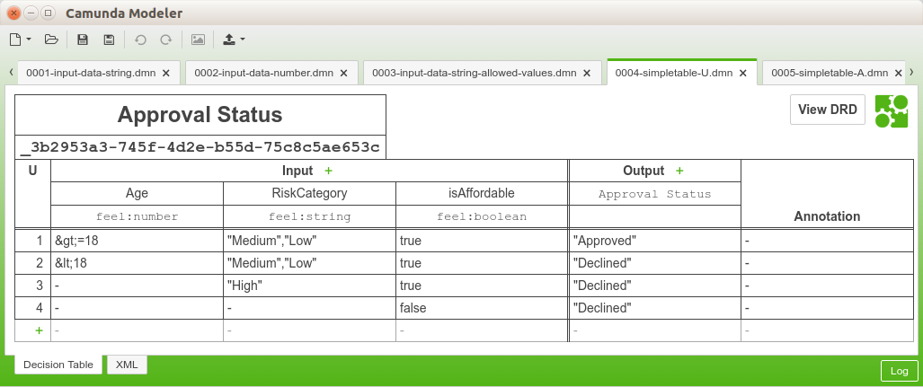 XML character entities (>