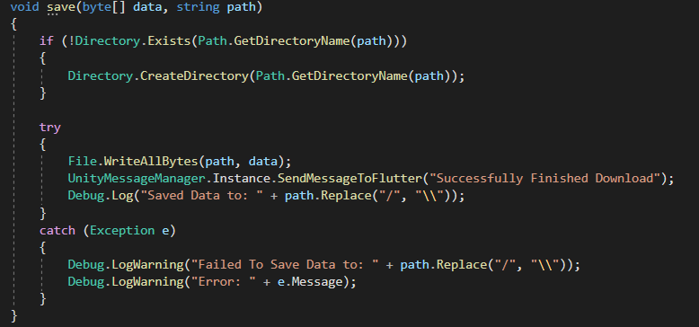 Unity to Flutter Messages not coming through · Issue #99 · juicycleff/flutter-unity-view-widget ...