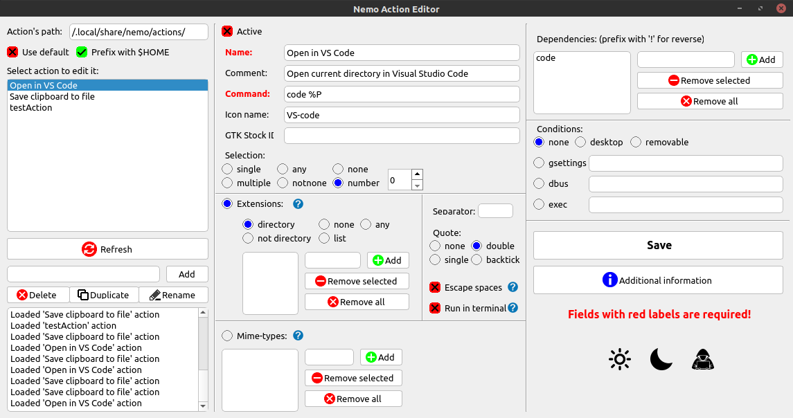 GitHub - Kamil4567/Nemo-Action-Editor: Editor for Nemo Actions