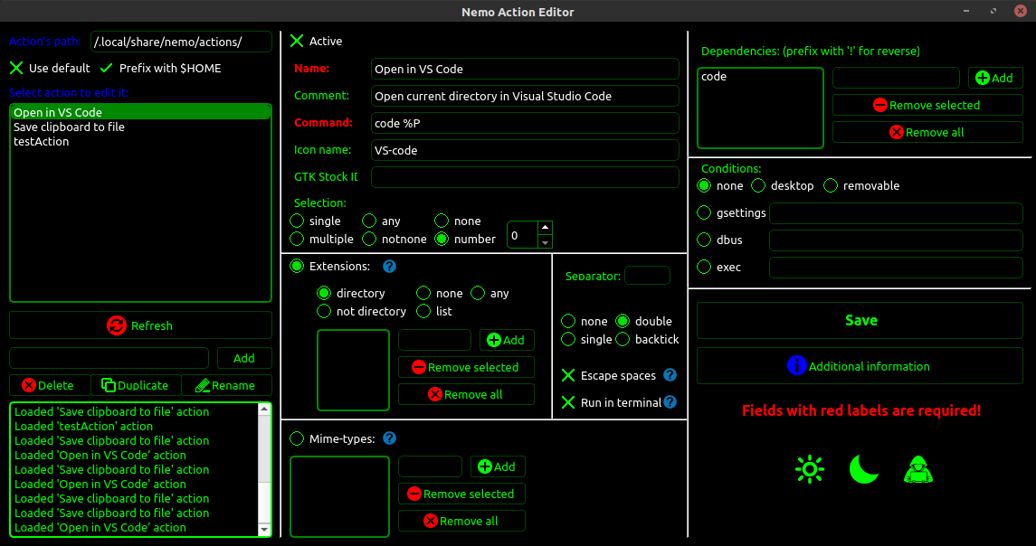 GitHub - Kamil4567/Nemo-Action-Editor: Editor for Nemo Actions