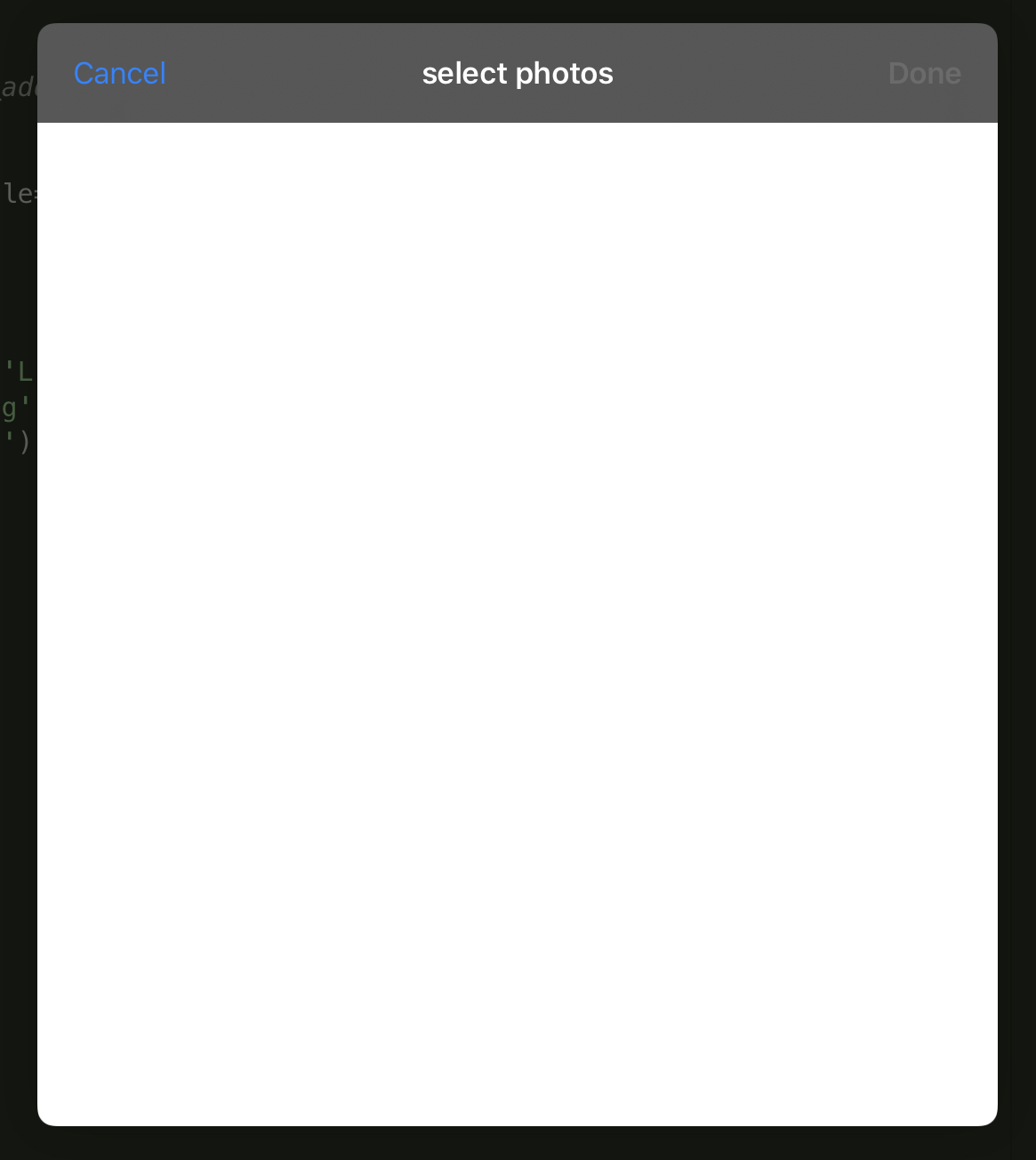 photos.pick_asset error? · Issue #646 · omz/Pythonista-Issues · GitHub