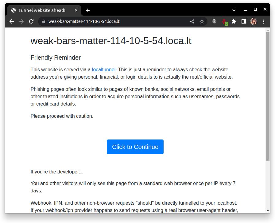 GitHub - frenkyst/LocalTunel