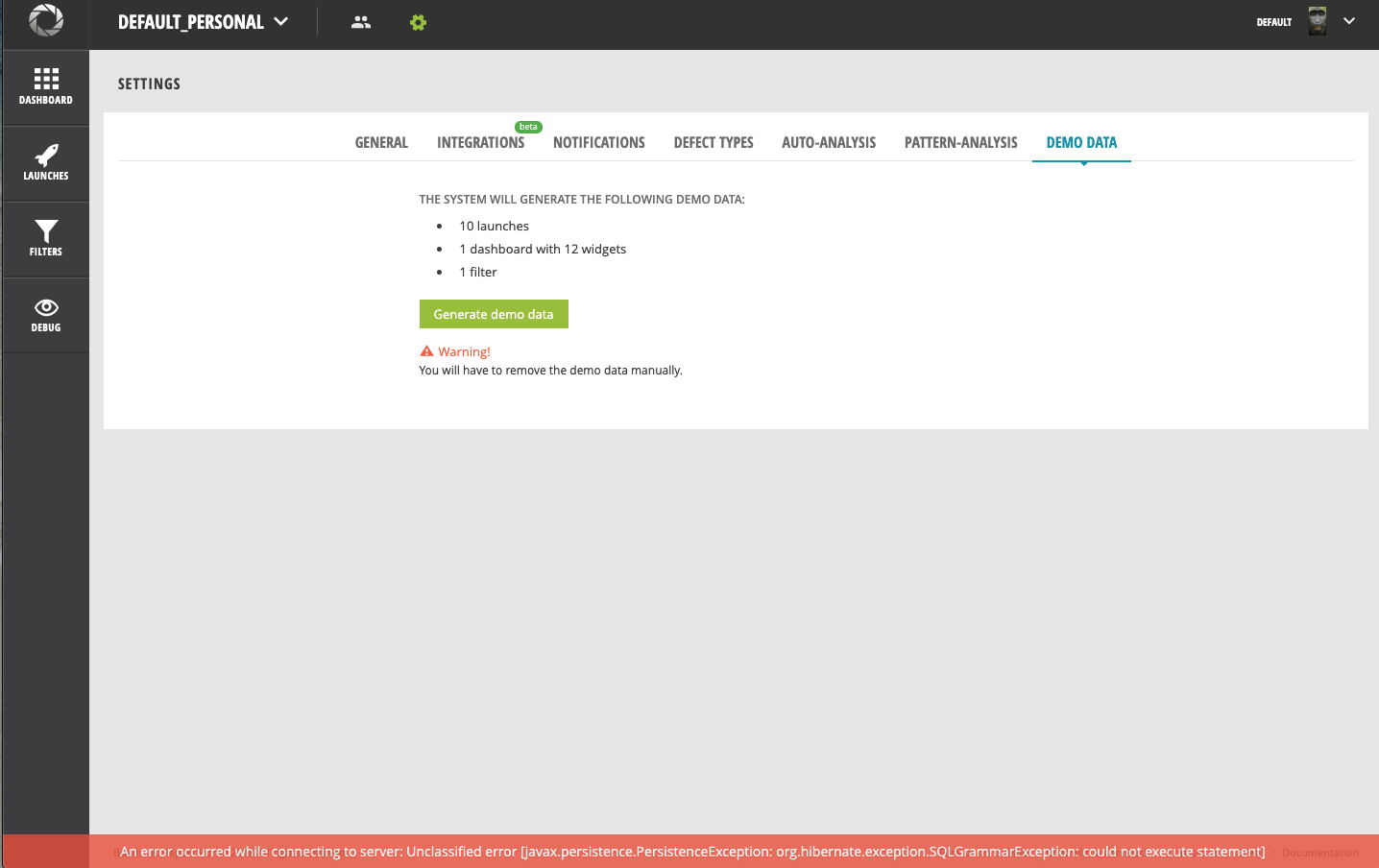 [v5] · Issue #1016 · reportportal/reportportal · GitHub