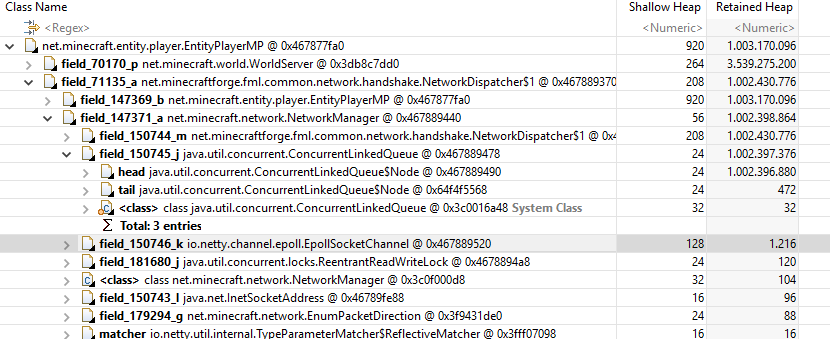 EntityPlayerMP leak in PlayerChunkMapEntry · Issue #4963 ...