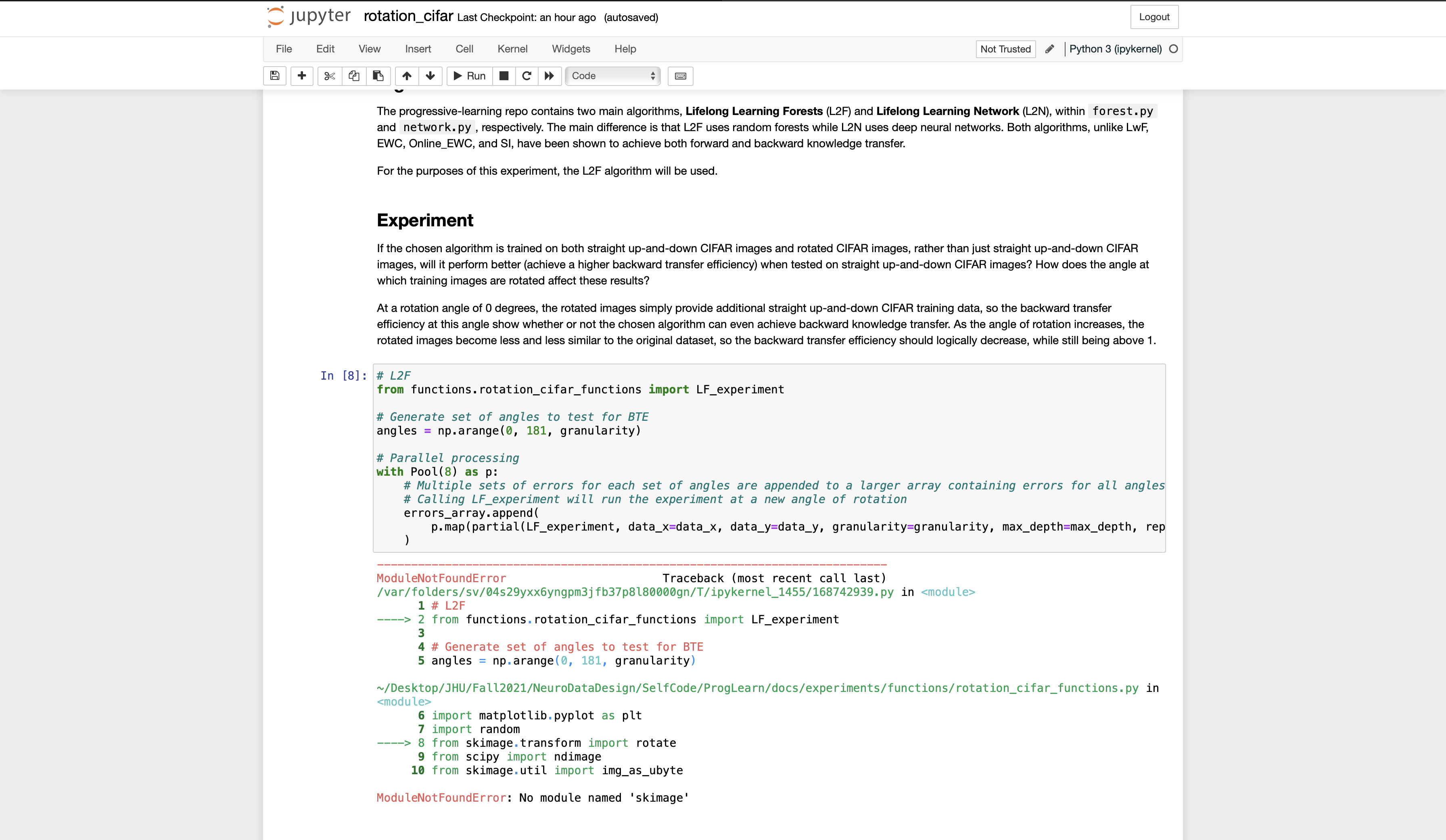 Code Compatibility Issues in the Tutorials · Issue #483 · neurodata/ProgLearn · GitHub