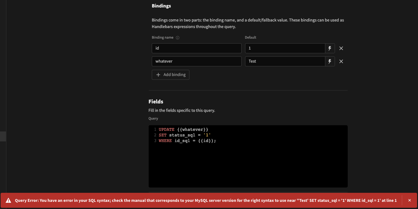 Bindings error · Budibase budibase · Discussion #9028 · GitHub