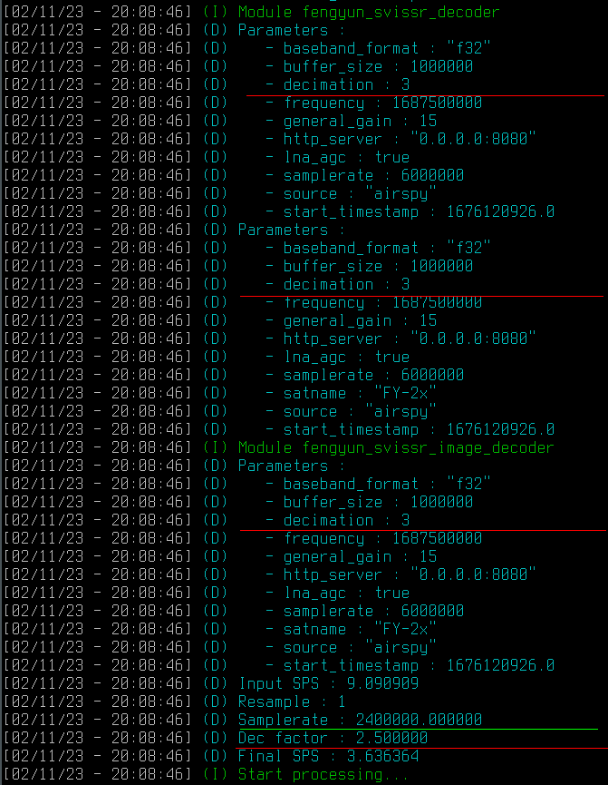 Does the decimation option work in the CLI version? · Issue #250 · SatDump/SatDump · GitHub