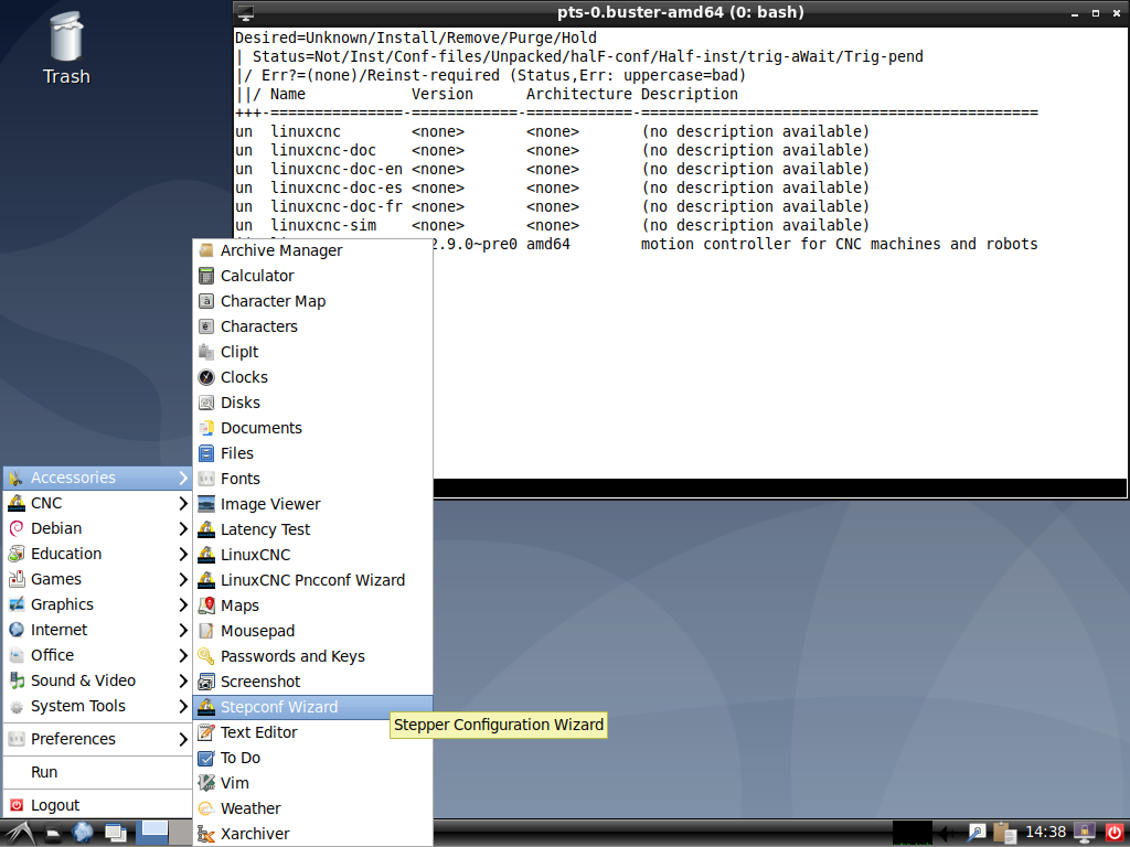 Package menu entry errors · Issue #1930 · LinuxCNC/linuxcnc · GitHub