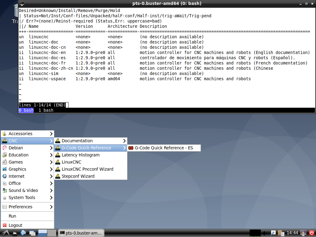 Package menu entry errors · Issue #1930 · LinuxCNC/linuxcnc · GitHub