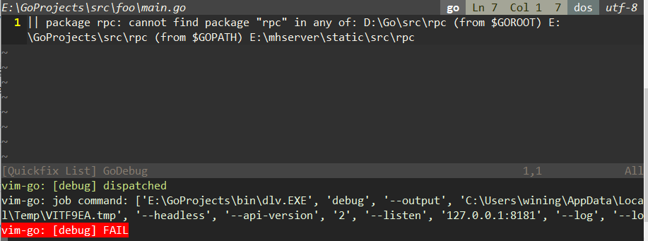 Godebugstart Star Failed On Windows · Issue 2469 · Fatihvim Go · Github