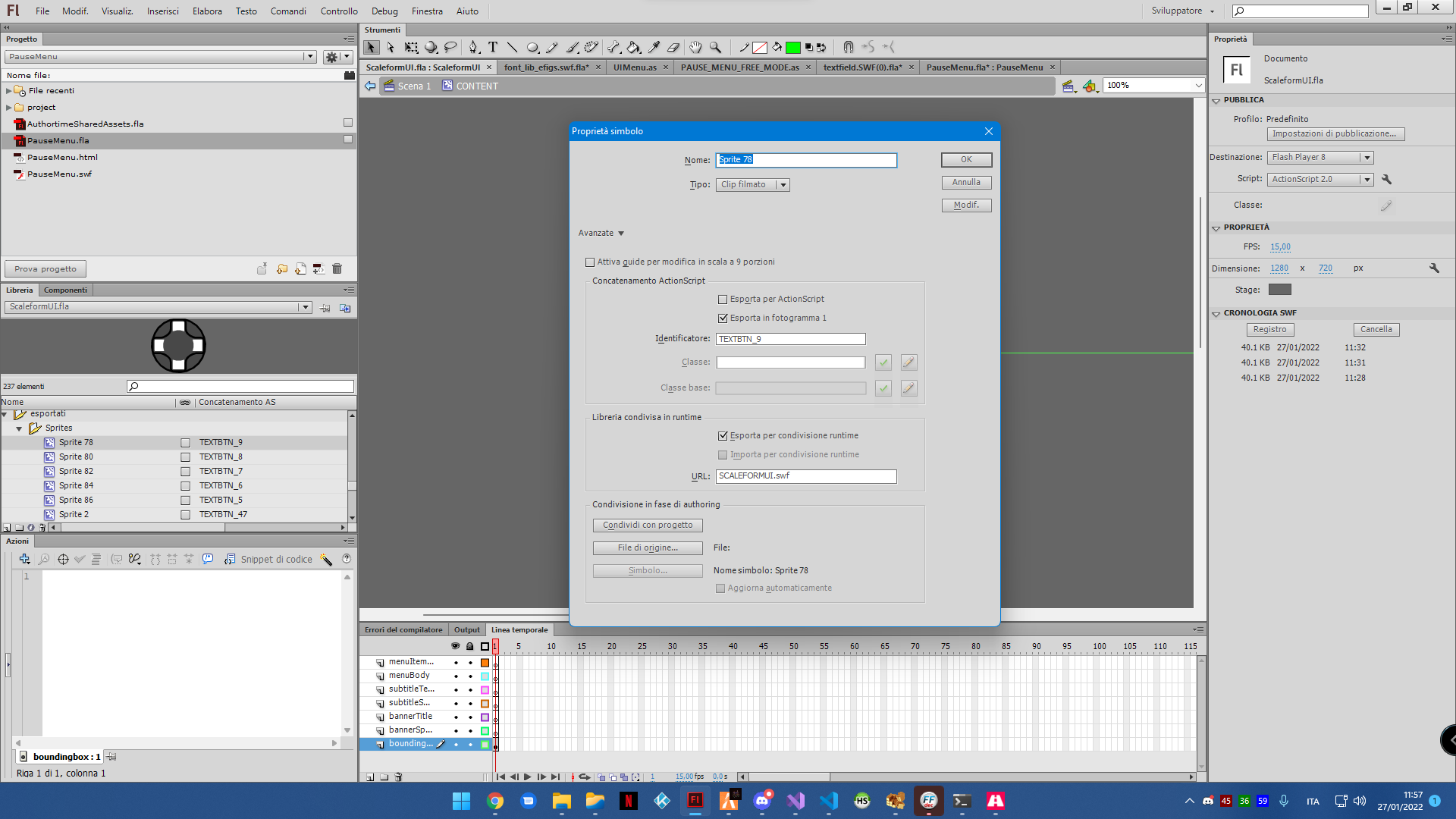 Scaleform API call SET_FORMATTED_TEXT_WITH_ICONS doesn't return the movieClip layer with icons ...
