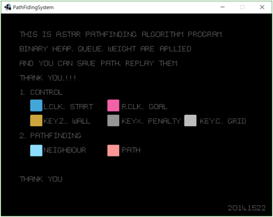 GitHub - hwkim0325/path_finder: a* pathfinding algorithmを使って最も短い経路を探すプログラム。