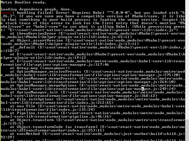 Unexpected Token With React Native 0560 Rc2 · Issue 19819 · Facebookreact Native · Github