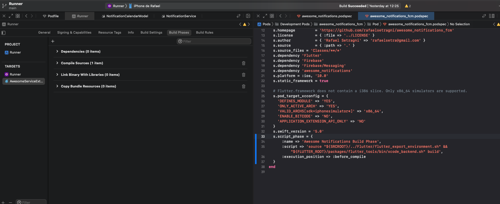 Could not find or use auto-linked framework 'Flutter' in Xcode extension target · Issue #103344 ...
